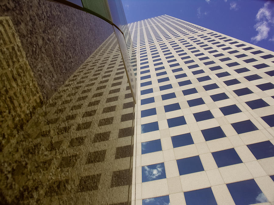 Half and Half Skyscraper Photograph by Robert VanDerWal - Fine Art America