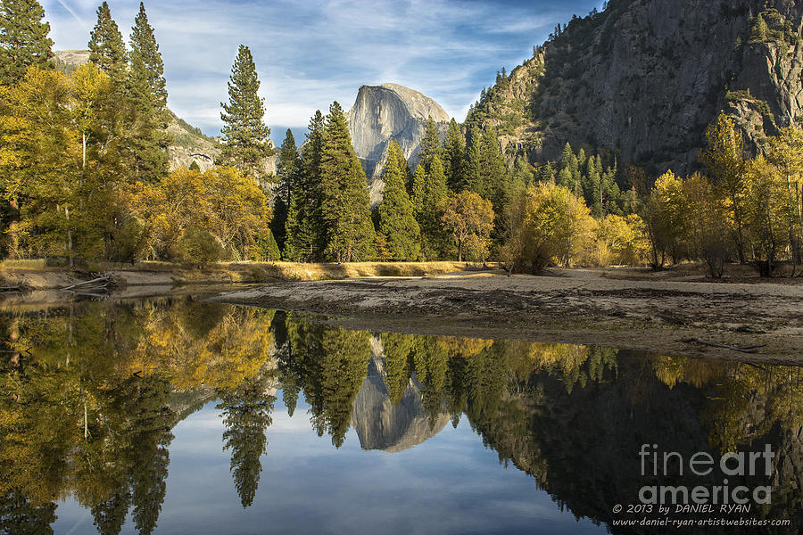 Half Dome Reflection Photograph by Daniel Ryan - Fine Art America