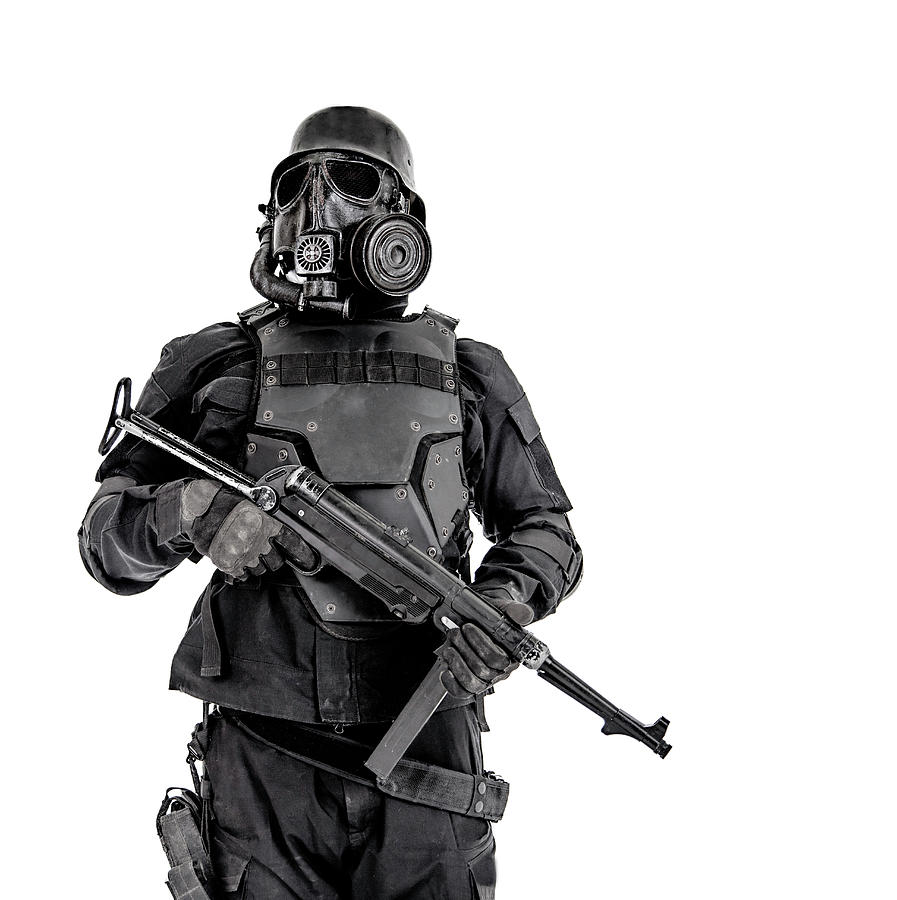 Half Length Portrait Of Futuristic Nazi Photograph by Oleg Zabielin ...