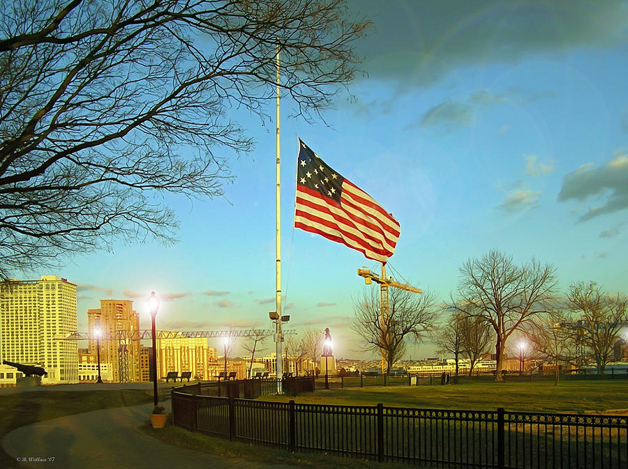 Half Mast Photograph by Brian Wallace - Pixels