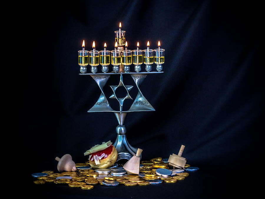 Hanukkiyah Photograph by Mark Perelmuter - Pixels