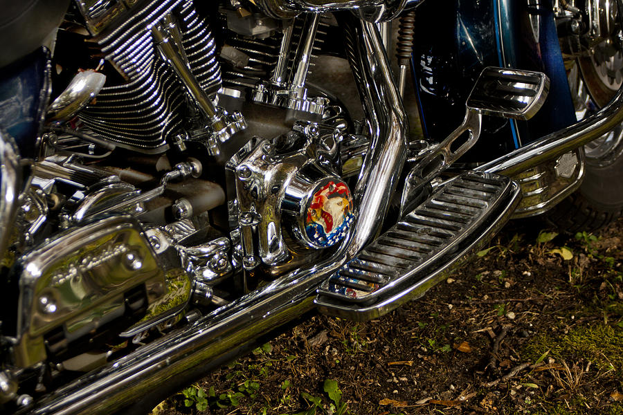 Harley Davidson Eagle Engine Photograph by Dennis Coates - Fine Art America