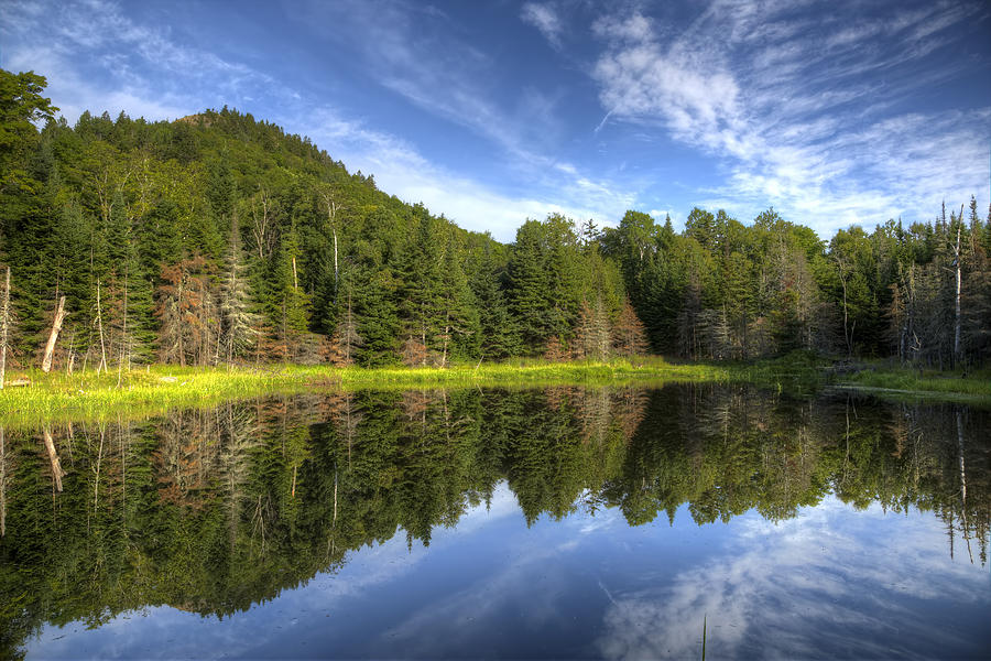 Haystack Mountain and Pond Photograph by Gary Smith - Fine Art America