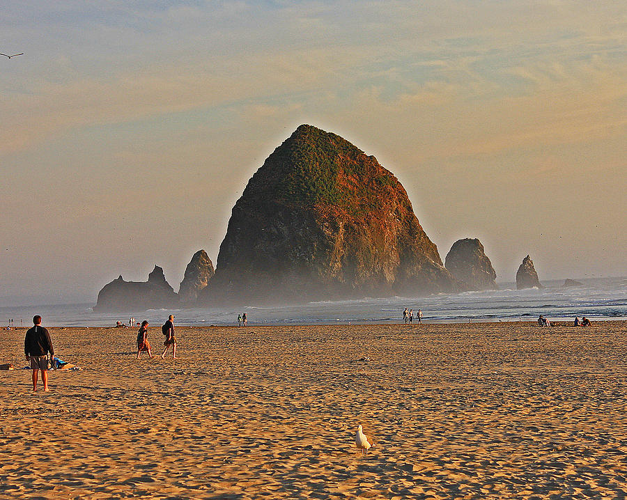 Haystack Rock Photograph by Ray Rivardo - Fine Art America