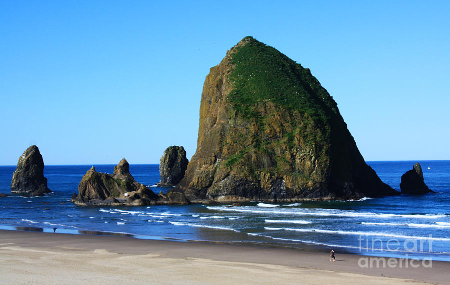 Haystack Rock Photograph by Steven Baier - Fine Art America