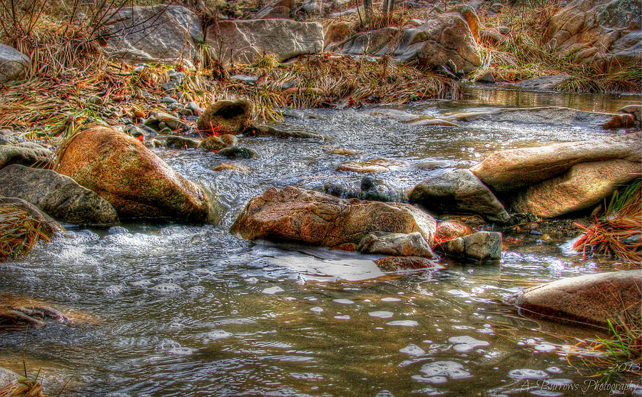 HDR Stream Photograph by Aaron Burrows - Pixels