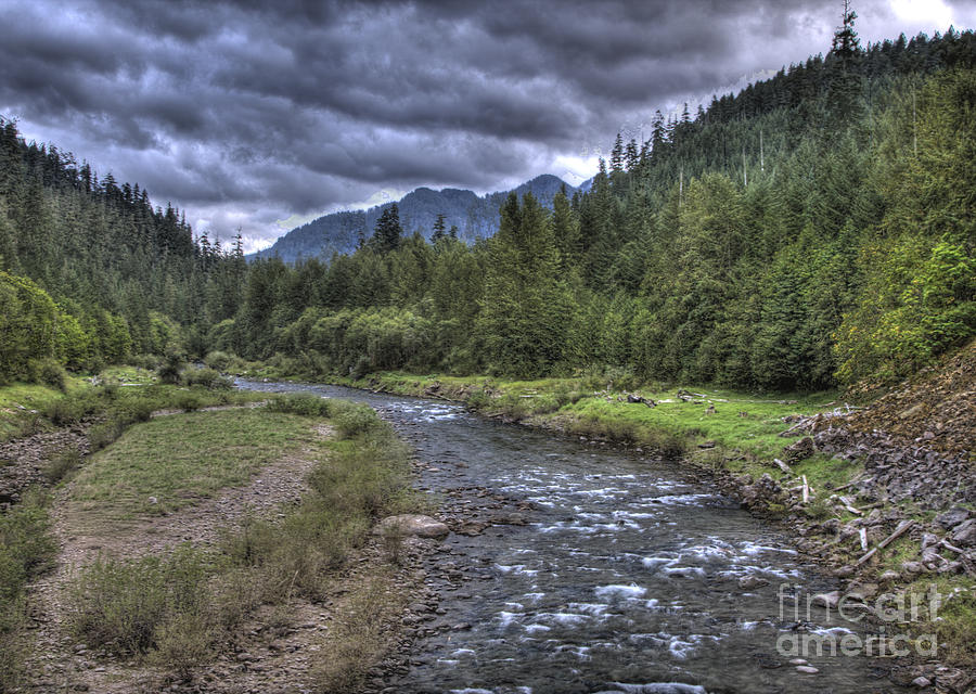 HDR Stream Photograph by Timothy Hacker - Fine Art America