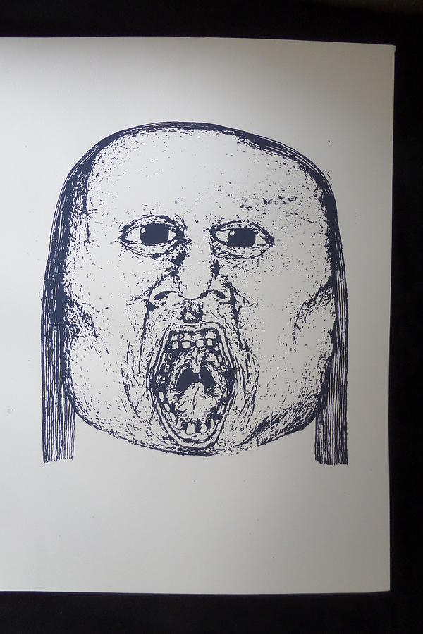 Head series Drawing by Efnu Nirwana - Pixels