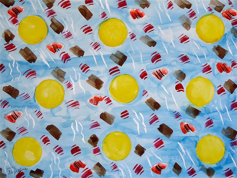 Helios Pattern Painting by Troy Thomas - Fine Art America