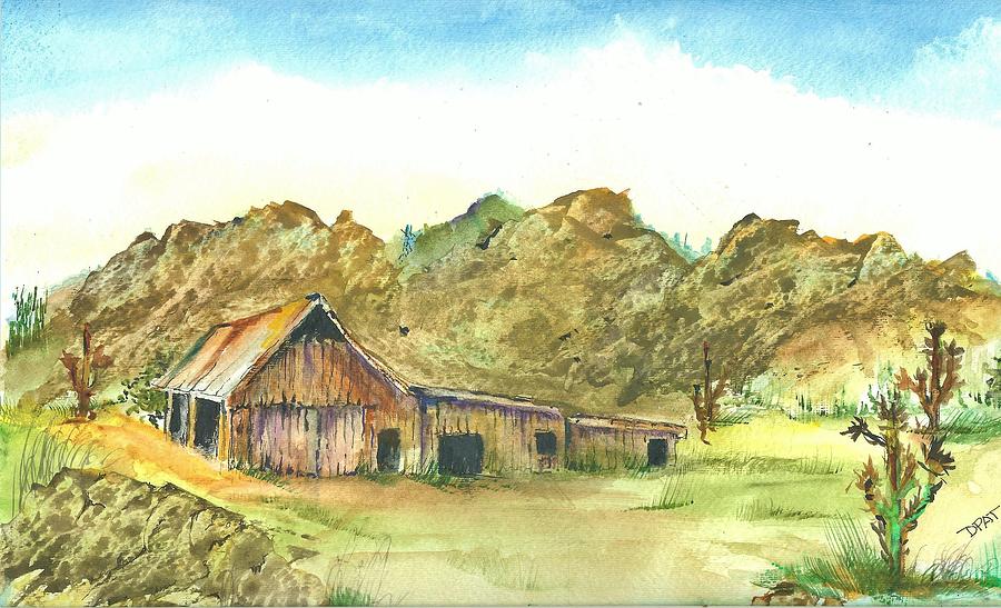 Hidden Desert Ranch Painting by David Patrick - Fine Art America