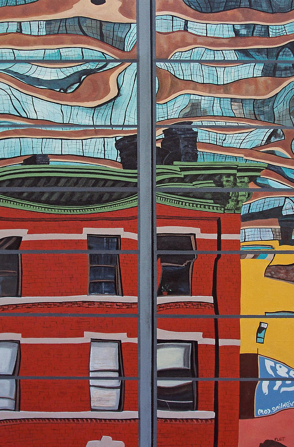 High Line Reflection 5 Painting by Steven Fleit - Fine Art America