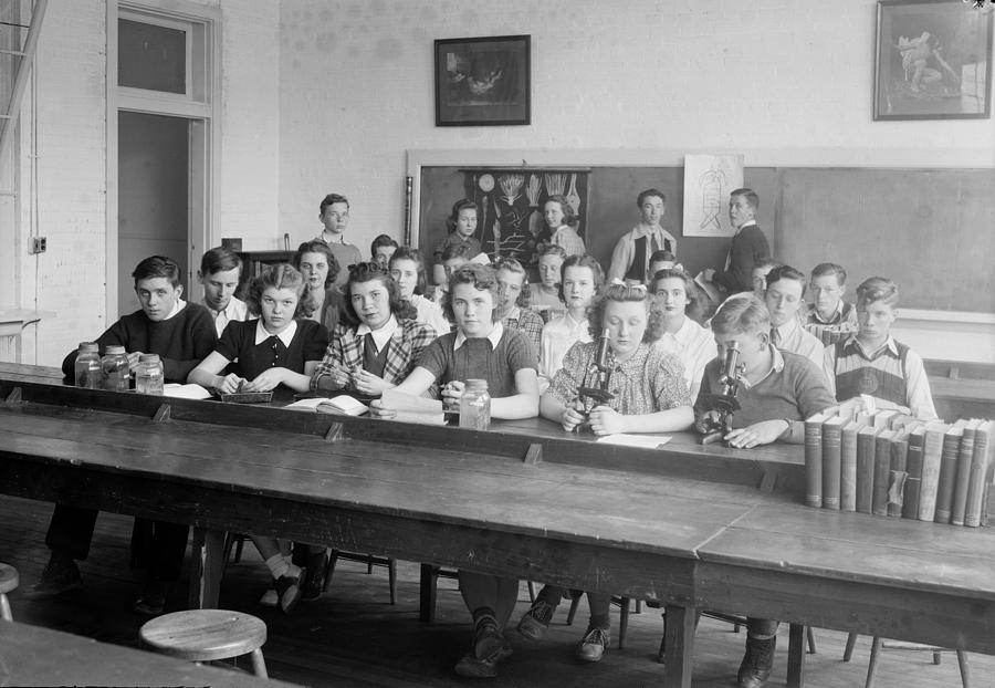 High School Class, C1936 Photograph by Granger - Pixels
