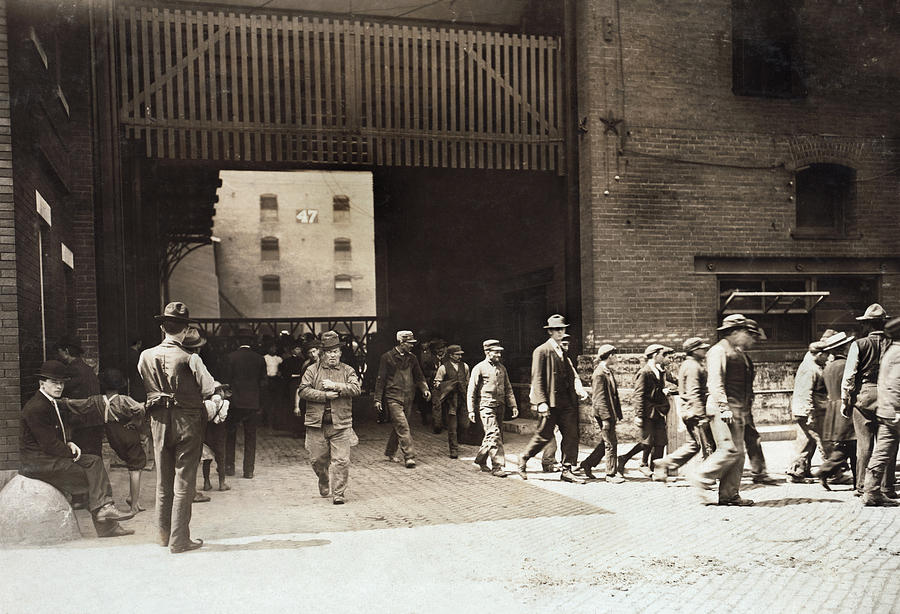 Hine Meat Packing, C1908 Photograph by Granger - Pixels