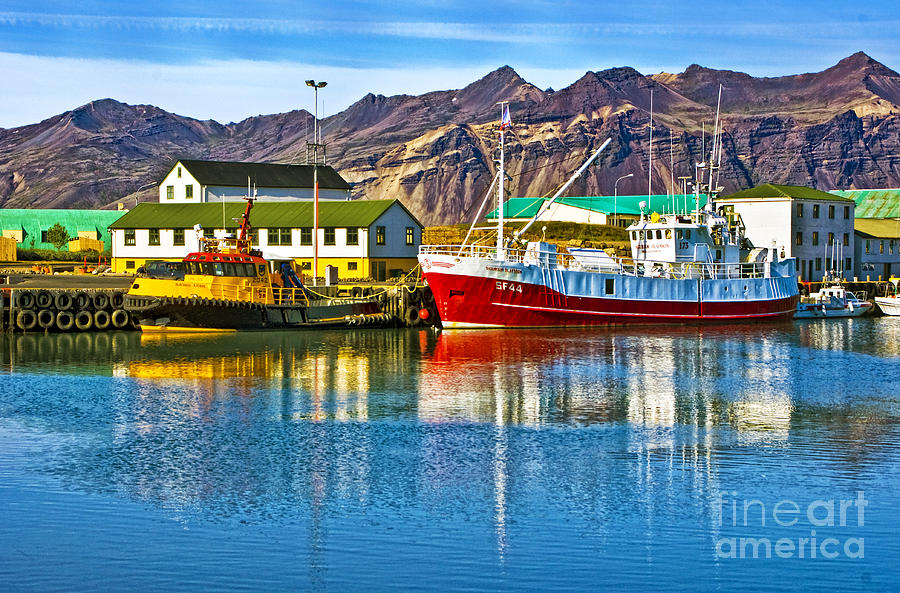Hofn Harbor Photograph by Roberta Bragan - Fine Art America