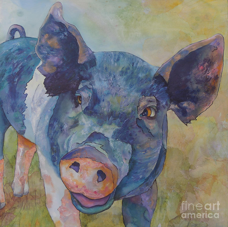 Hog Wild Painting by Robin Hegemier - Fine Art America