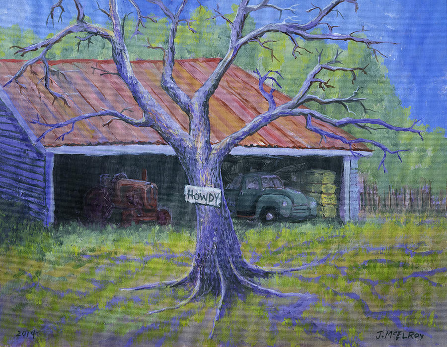 Howdy Painting by Jerry McElroy - Fine Art America