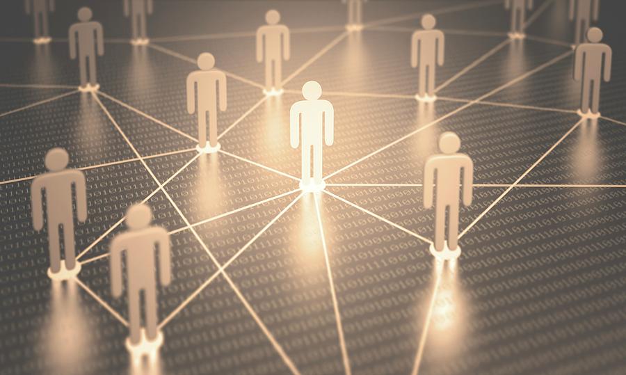 Human Figures And Binary Code Photograph by Ktsdesign - Fine Art America