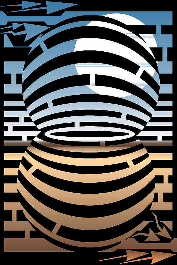 Hyperloop Maze Digital Art by Yanito Freminoshi - Fine Art America