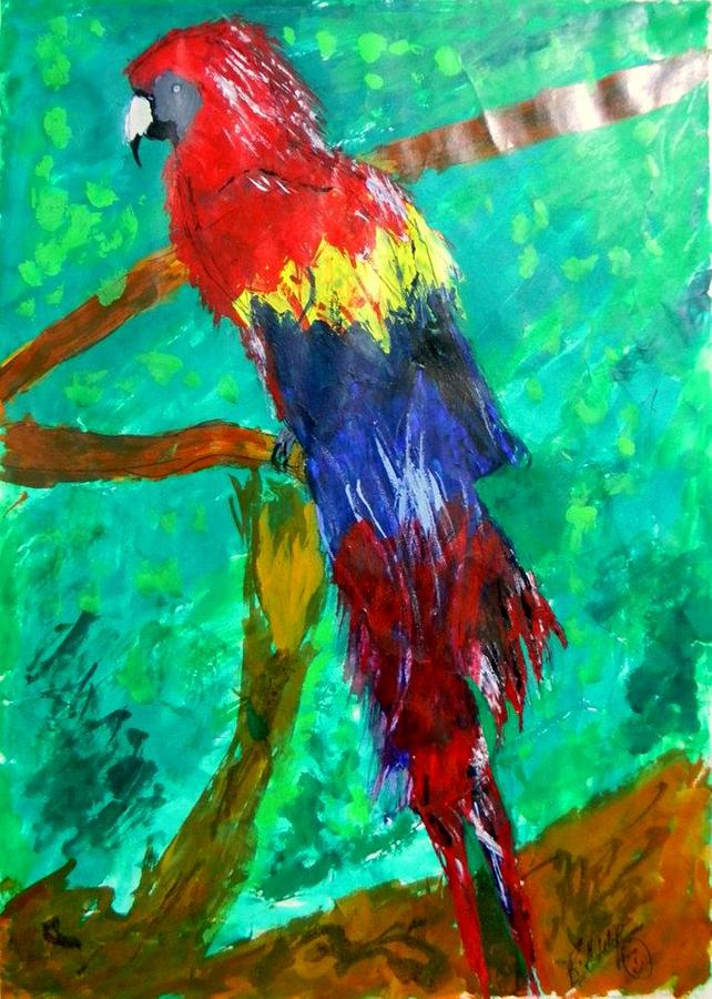 I am a Macaw Painting by Aditya Ravi - Fine Art America