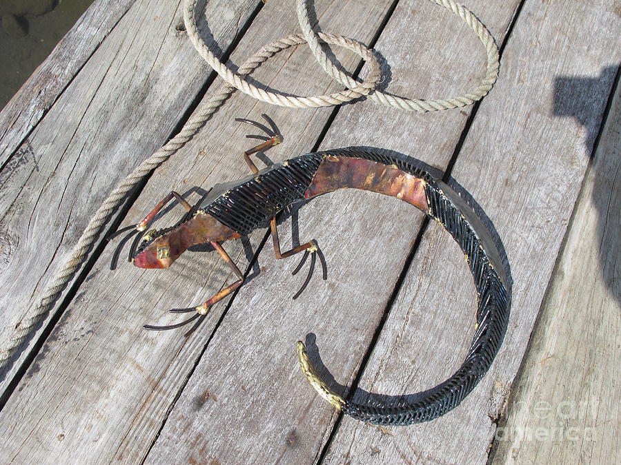 Iguana.2 Sculpture by Shane Bower - Fine Art America