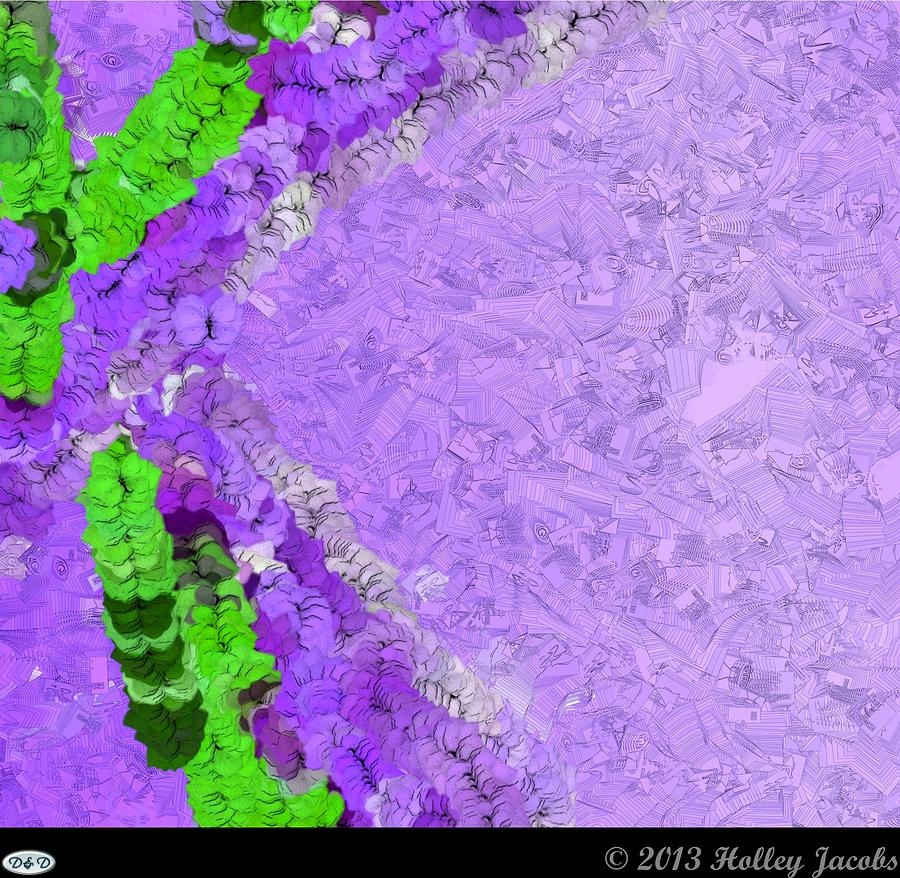 I'm Broken Purple Digital Art by Holley Jacobs - Fine Art America