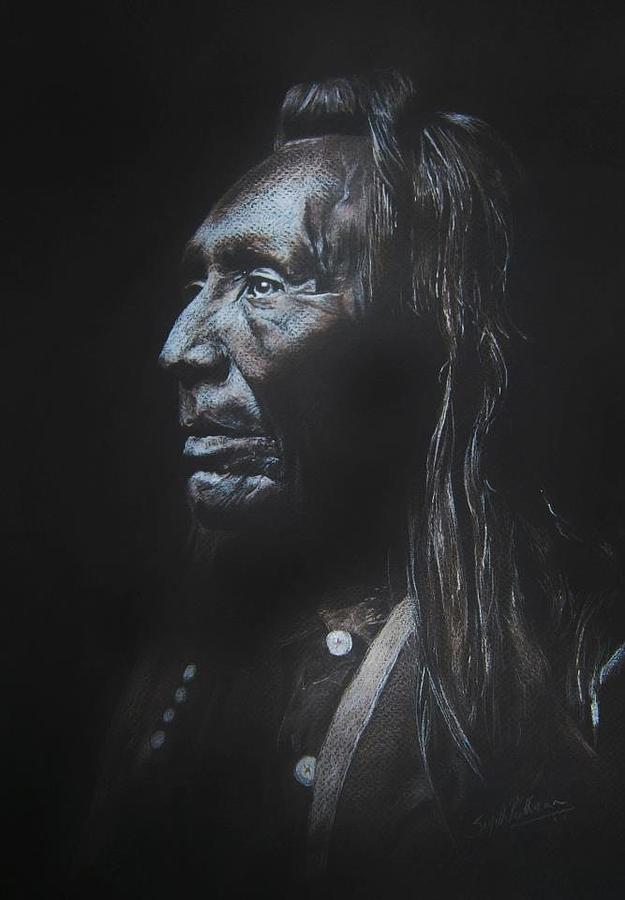 Indian apache I Drawing by Sujith Puthran - Fine Art America
