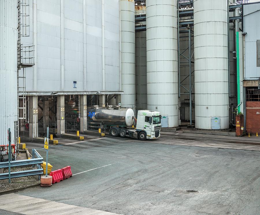 Industrial Loading Silos by Science Photo Library