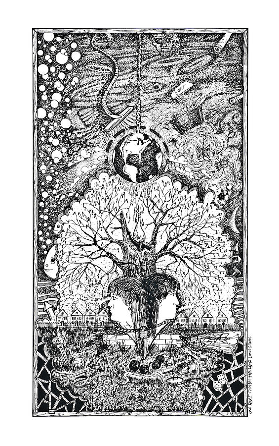 Inner and Outer Space Painting by Lance Graves - Fine Art America