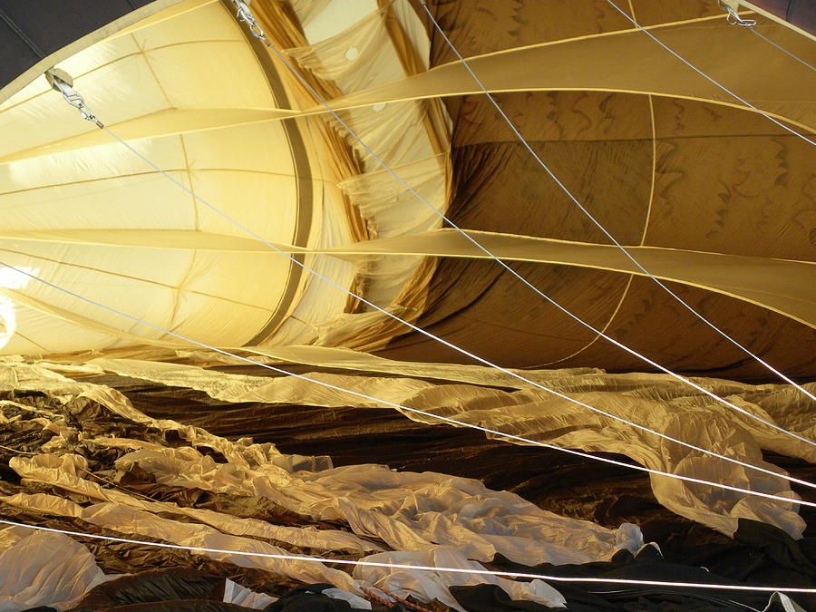Inside a Hot Air Balloon Photograph by CL Redding - Fine Art America