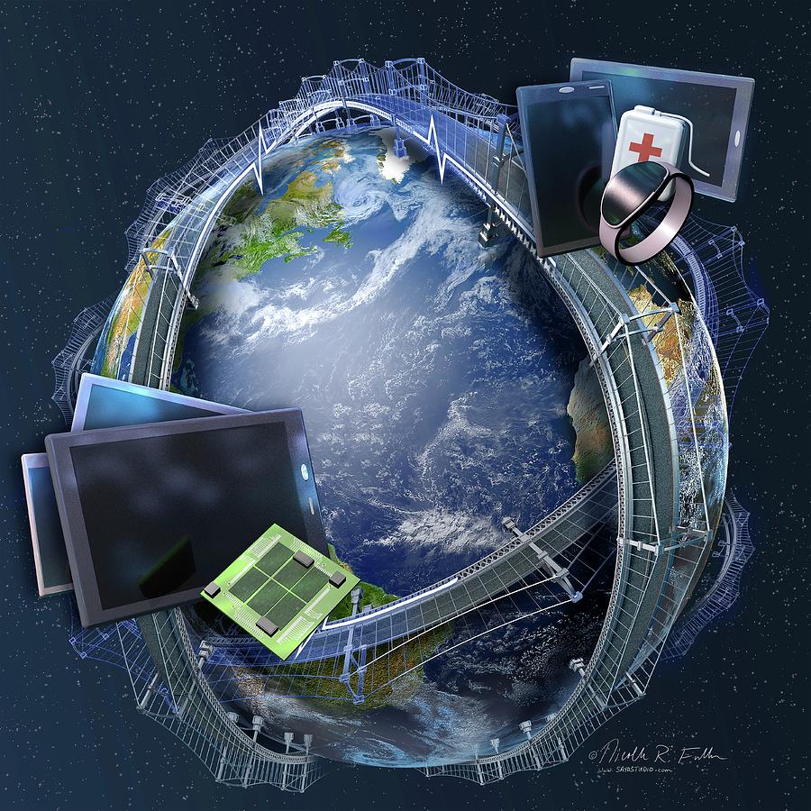 Integrated Global Computing Technology by Science Photo Library