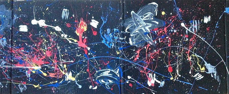 Intergalactic War - Right Panel Painting by Adam Marx - Pixels