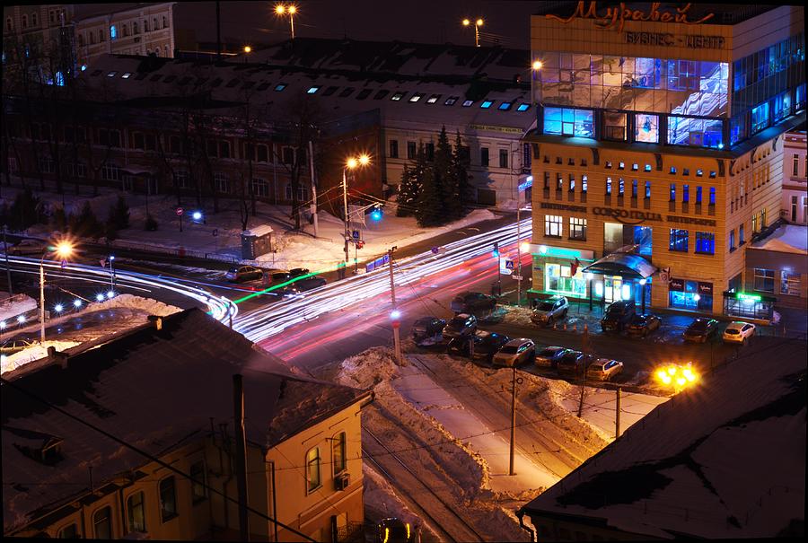 Intersection From Above Photograph by Michael Kitange - Fine Art America