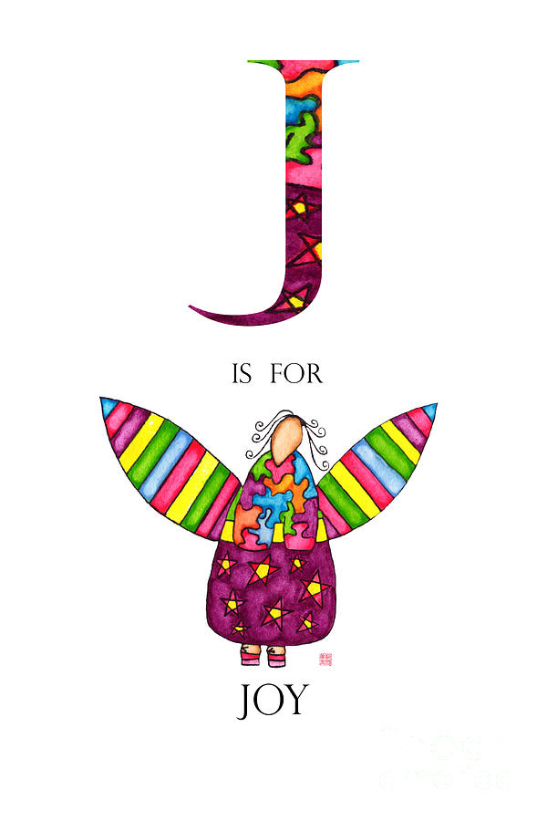 J is for Joy Painting by Emily Lupita Studio - Fine Art America