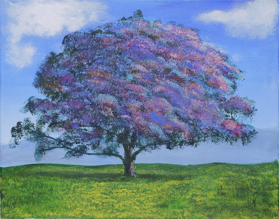 Jacaranda Painting by Keith Spellman - Fine Art America