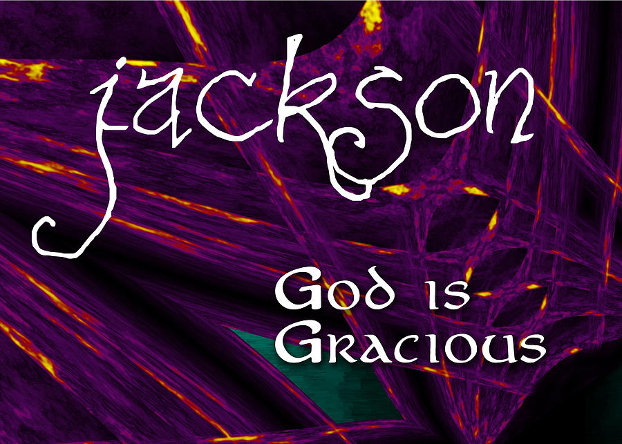 Jackson - God is Gracious Painting by CMG Design Studios - Fine Art America