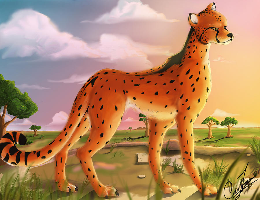 Jagluiperd Digital Art by Corey Foreman - Fine Art America