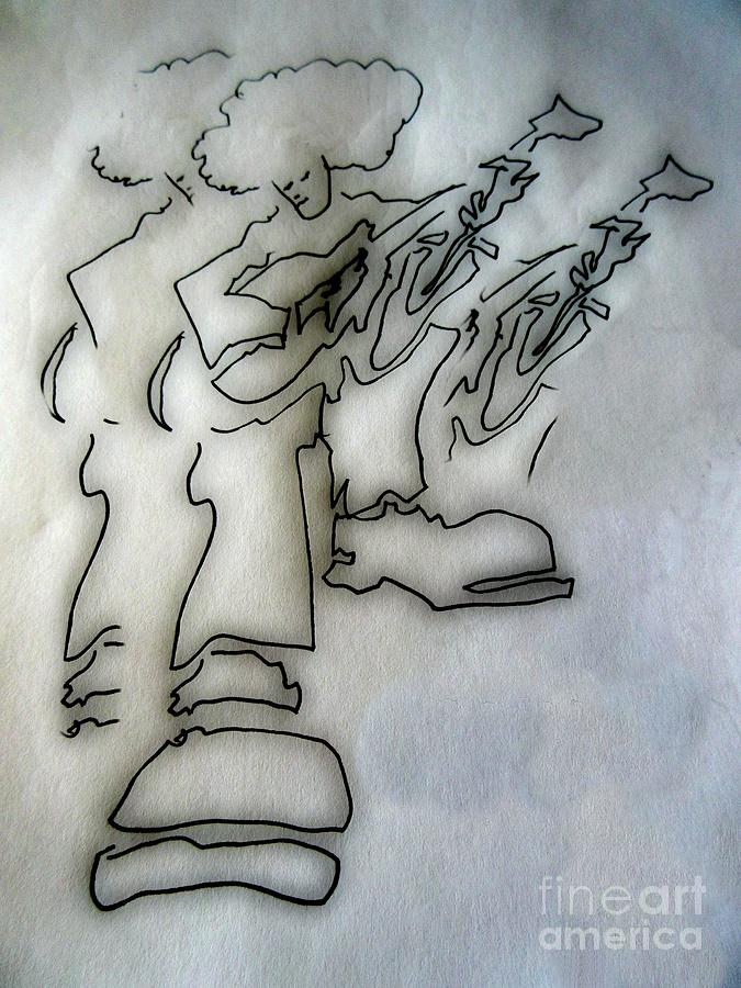 Jammin Vibes Drawing by John Malone - Fine Art America