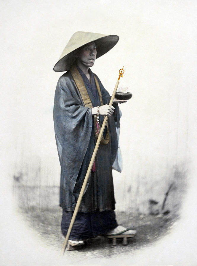 Japan Priest, C1866 Photograph by Granger - Pixels