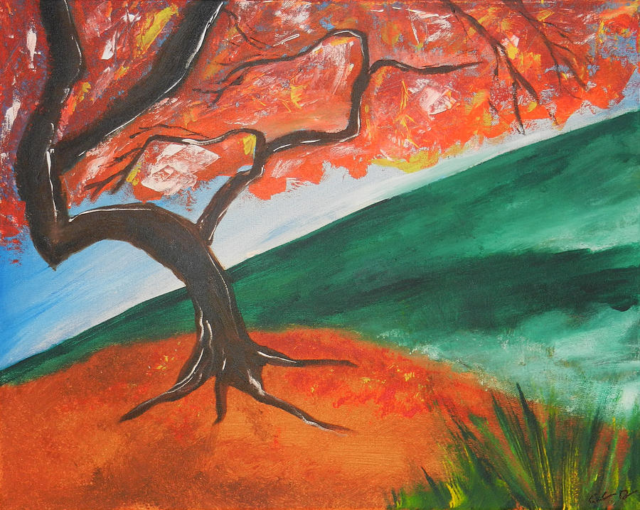 Japanese Maple Painting by Chad Carper - Fine Art America