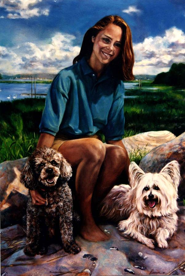 Jenny Bo and Pepe Painting by Rick Reason - Pixels