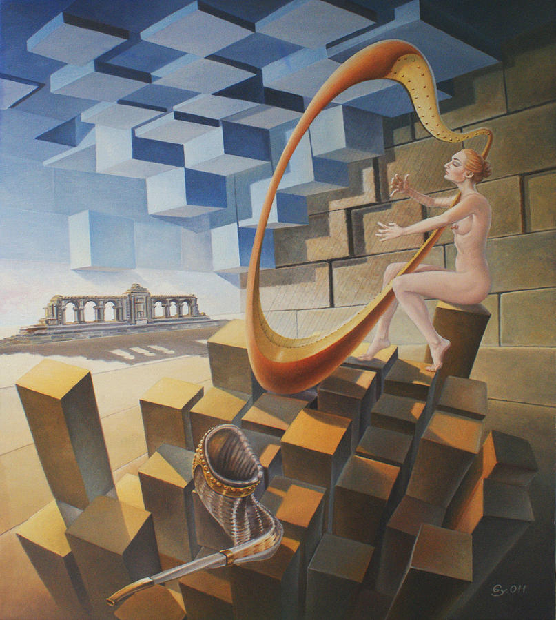 Jericho Echo Painting by Gyuri Lohmuller - Fine Art America