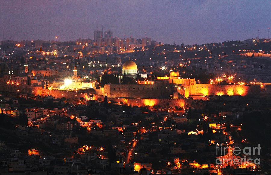 Jerusalem Before Dawn Photograph by Ilan Meiri - Pixels