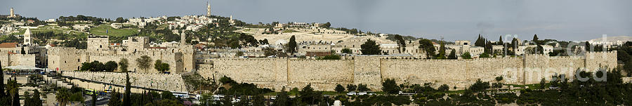 Jerusalem Panorama Photograph by Sheldon Kralstein - Fine Art America