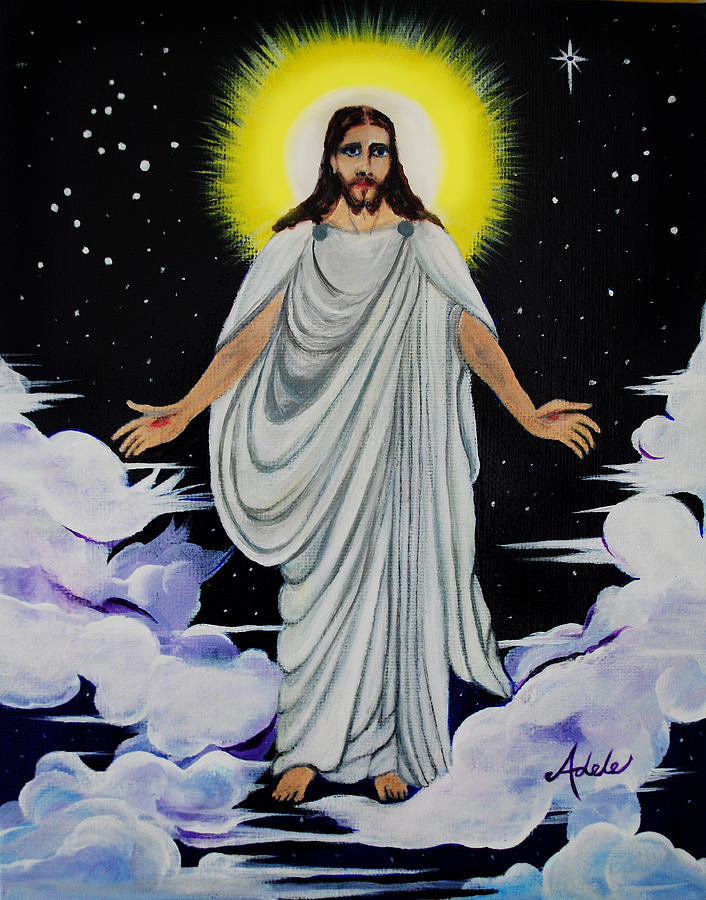 Jesus Painting by Adele Moscaritolo | Pixels