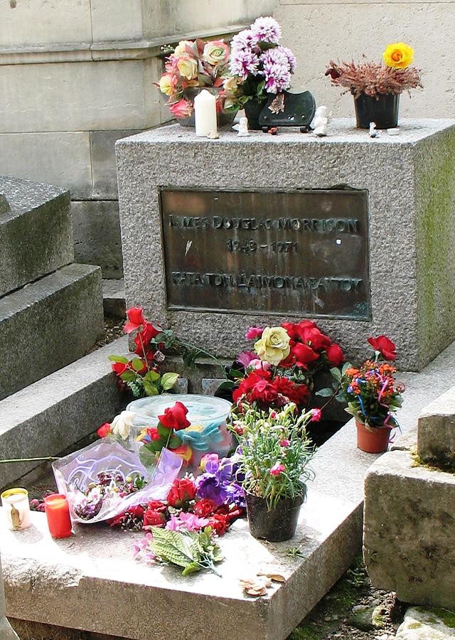 Jim Morrison Paris Gravesite Photograph by Louise Adams - Fine Art America