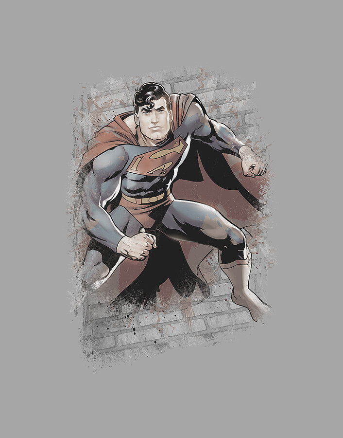 Jla - Superman Bricks Digital Art by Brand A - Fine Art America