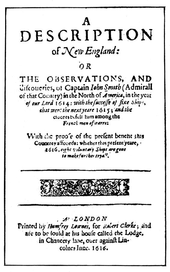 John Smith Title Page Painting by Granger | Pixels