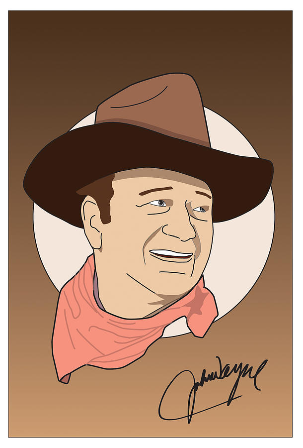 John Wayne Digital Art by Kyle Peron - Fine Art America