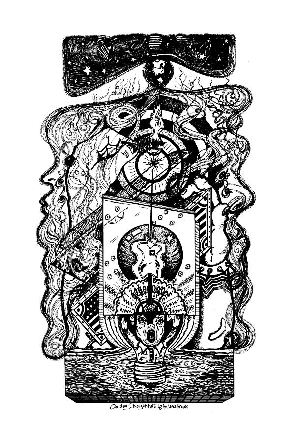 Just Shocking Reality Painting by Lance Graves - Fine Art America