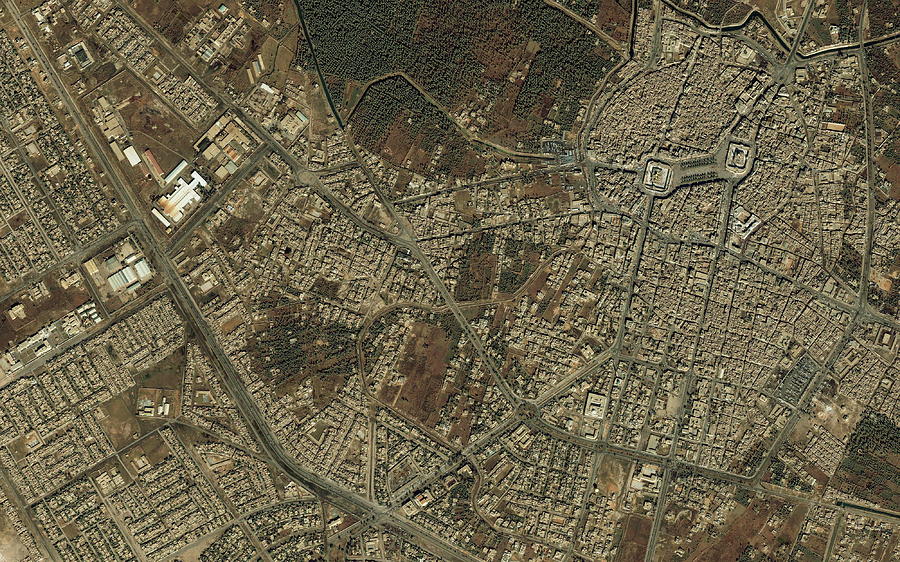 Karbala Photograph by Geoeye/science Photo Library - Pixels